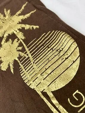 Billabong | Tops | Y2k Billabong Tube Top Shirt Metallic Palm Tree ...
